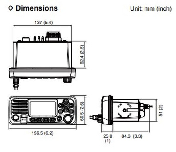 Icom M330 White VHF | Wintron Electronics